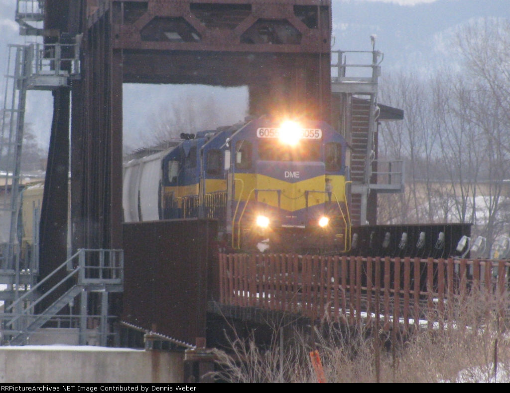 DM&E 6055 CP's Tomah Sub.